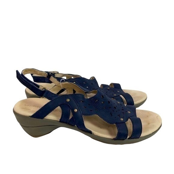 Merrell | Shoes | Merrell Select Grip Blue Sandals | Poshmark